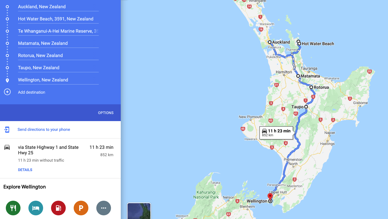 New Zealand North Island Itinerary 7 Days - Snap Travel Magic